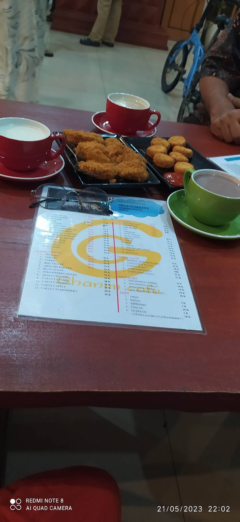 Menu at Ghanim cafe & Resto, Indonesia