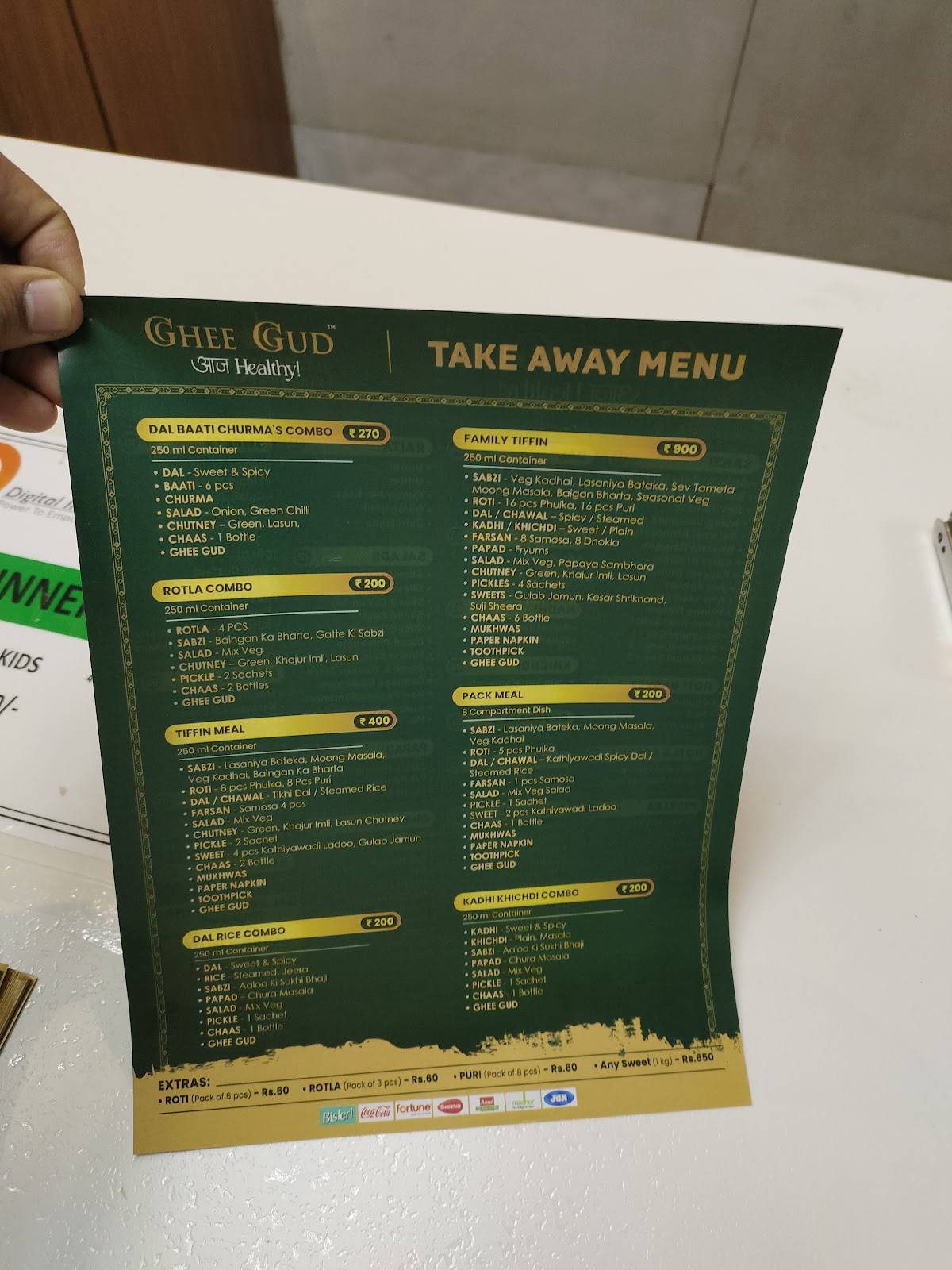Menu at Ghee Gud, TRP Mall Bopal - 6th floor, C - Wing, C4 Lift ...