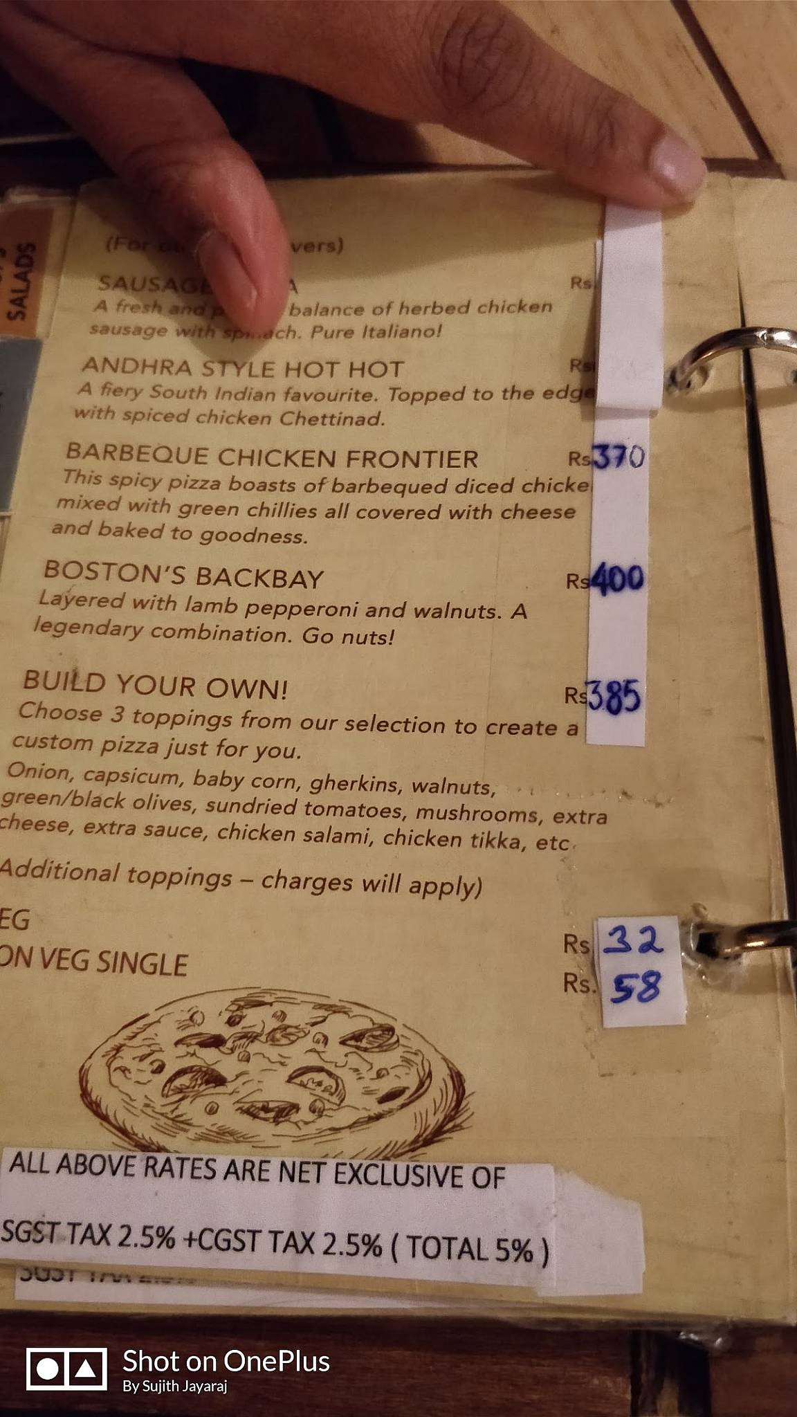 Menu at Glen's Bakehouse, Bengaluru, 7A