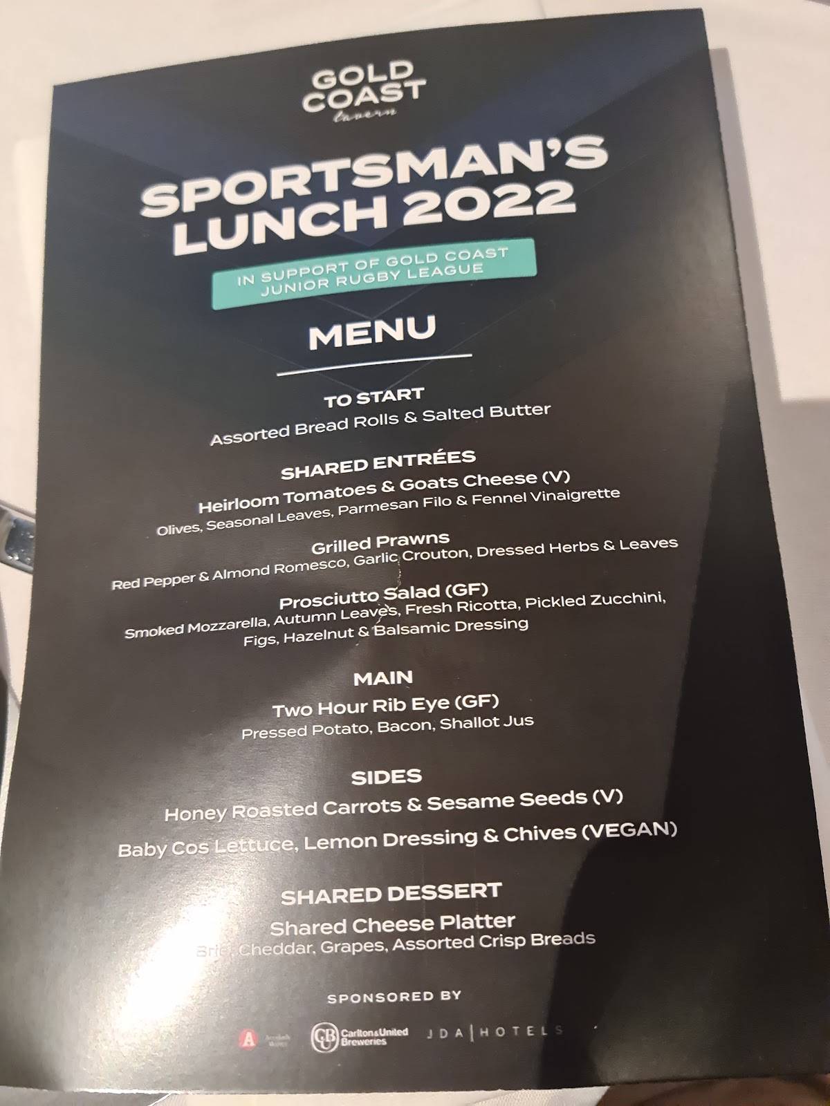 Menu at Gold Coast Tavern pub & bar, Bundall