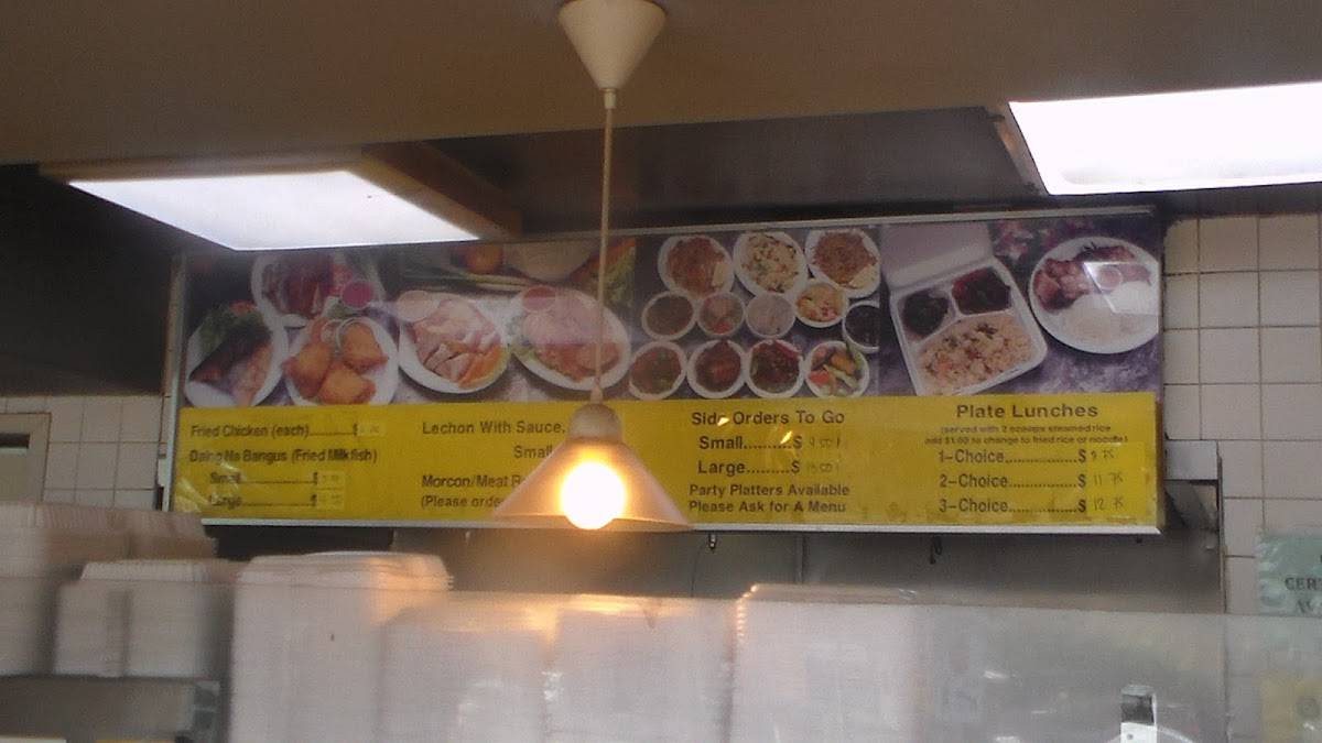 Menu at Golden Coin restaurant, Honolulu, N King St