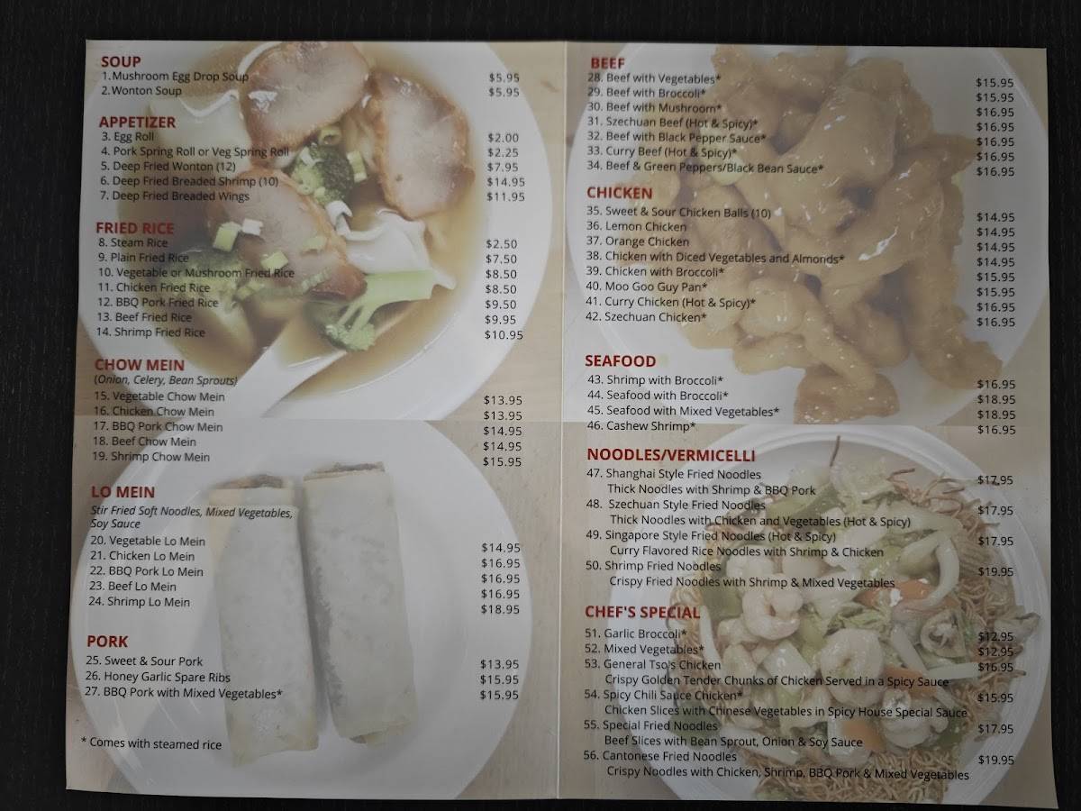 Menu at Golden Fry Chinese Restaurant, Rothesay