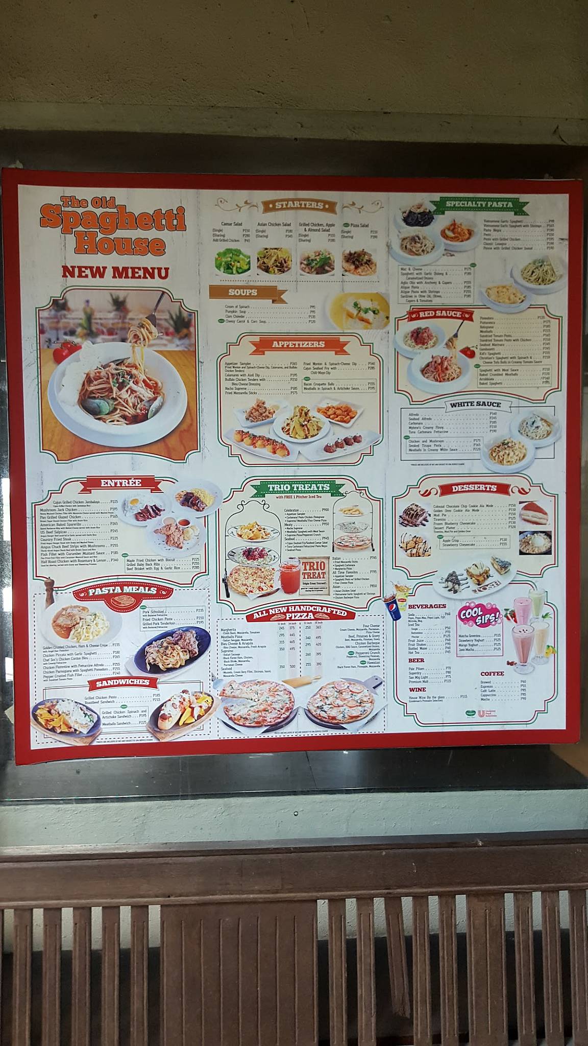 Menu at Grilla The Old Spaghetti House restaurant, Antipolo, 233 ...