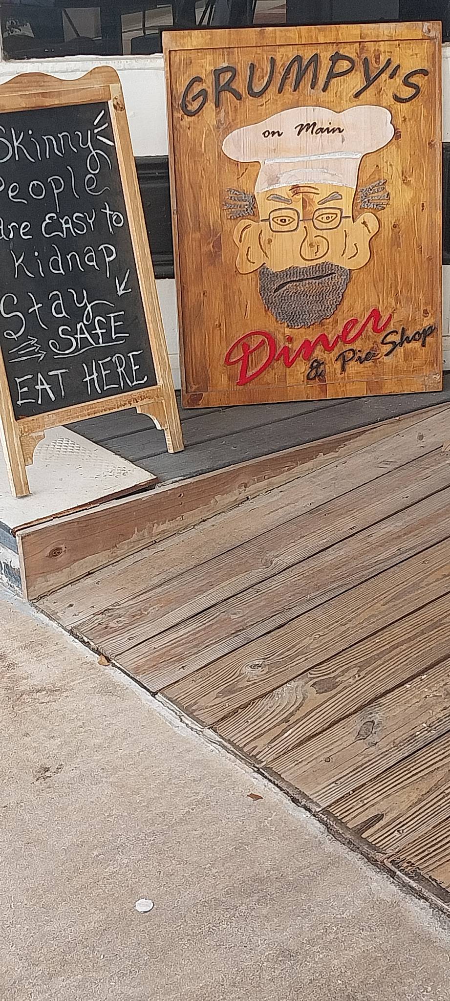 Menu at Grumpy's Diner on Main, LLC restaurant, Madison