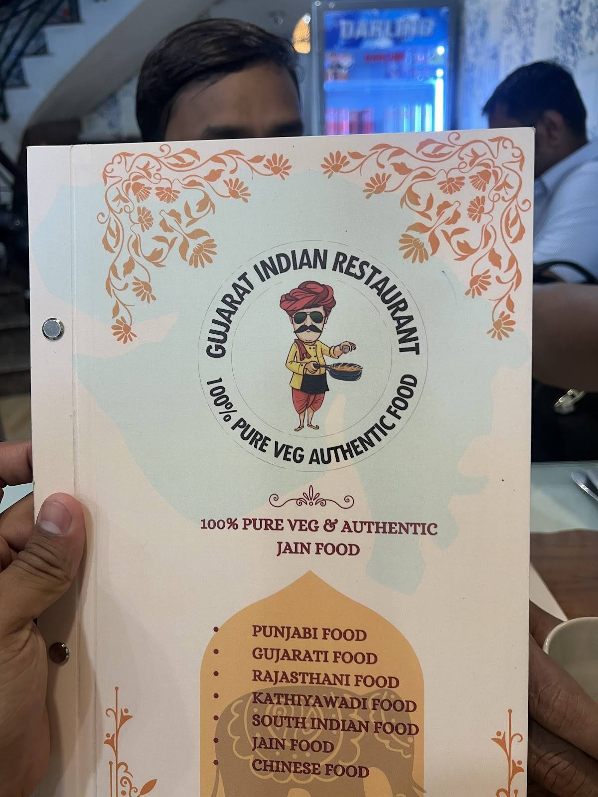 Menu at Gujarat Indian Restaurant, Ho Chi Minh City, 179 Phạm Ngũ Lão