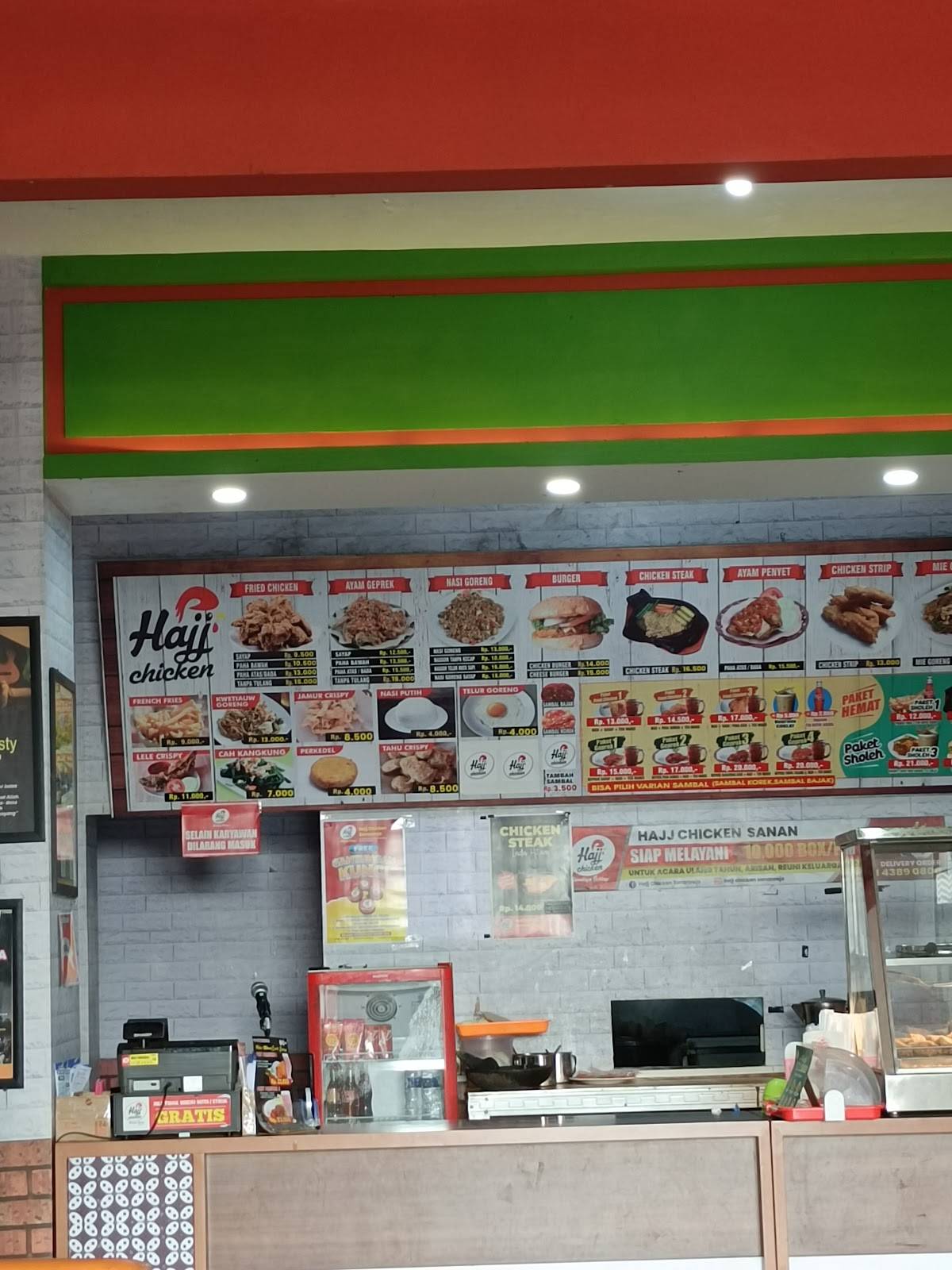 Carta del restaurante Hajj Chicken Sananrejo, Codo