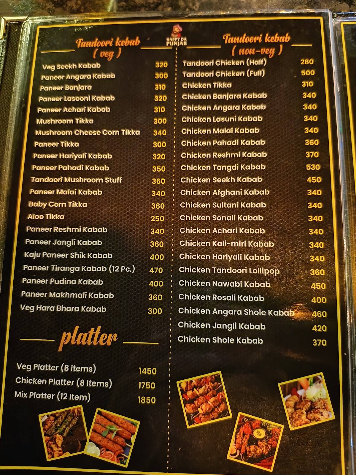 Menu at Happy Da Punjab Bar & Restaurant Hinjawadi, Pune