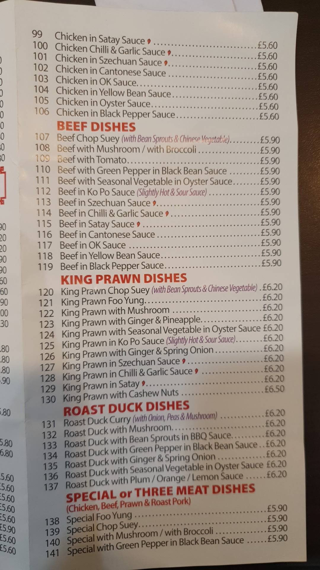 Menu at Happy Seasons fast food, Liverpool, 194 Linacre Rd