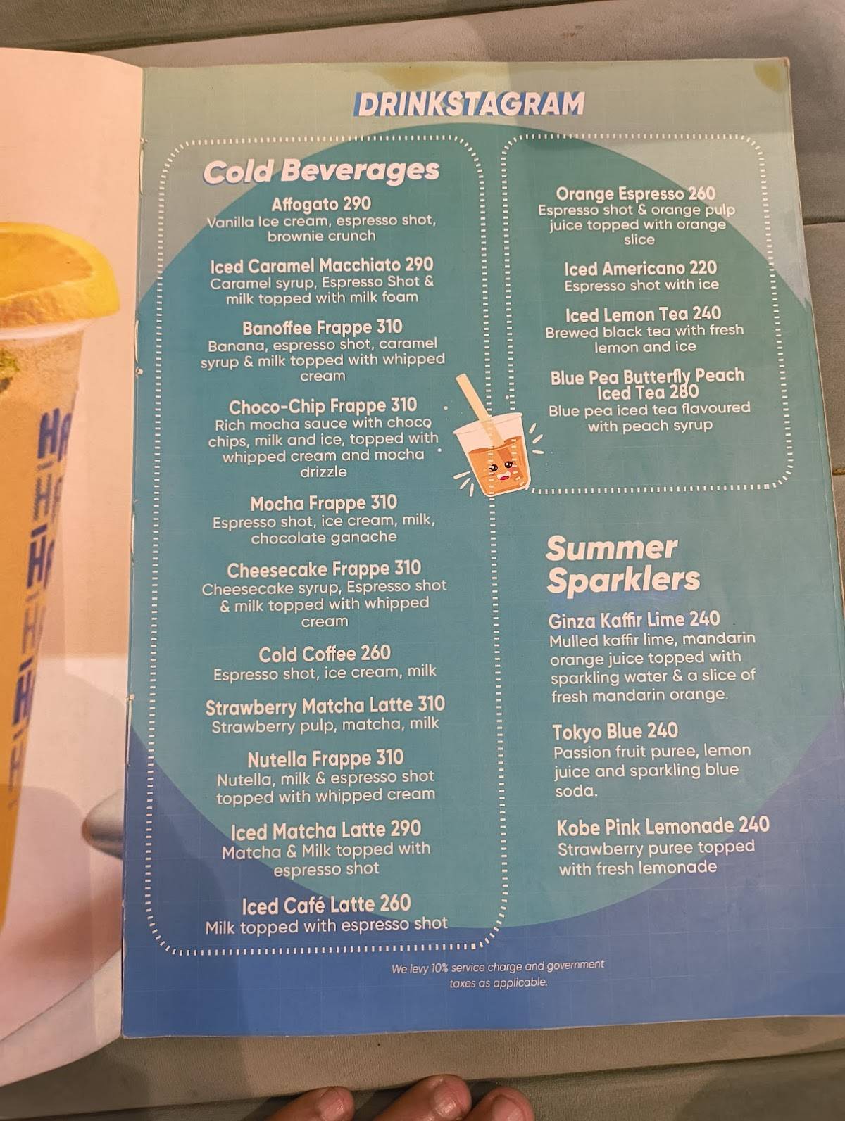 Menu at Harajuku Tokyo Cafe, Gurugram, Ambience Mall 3