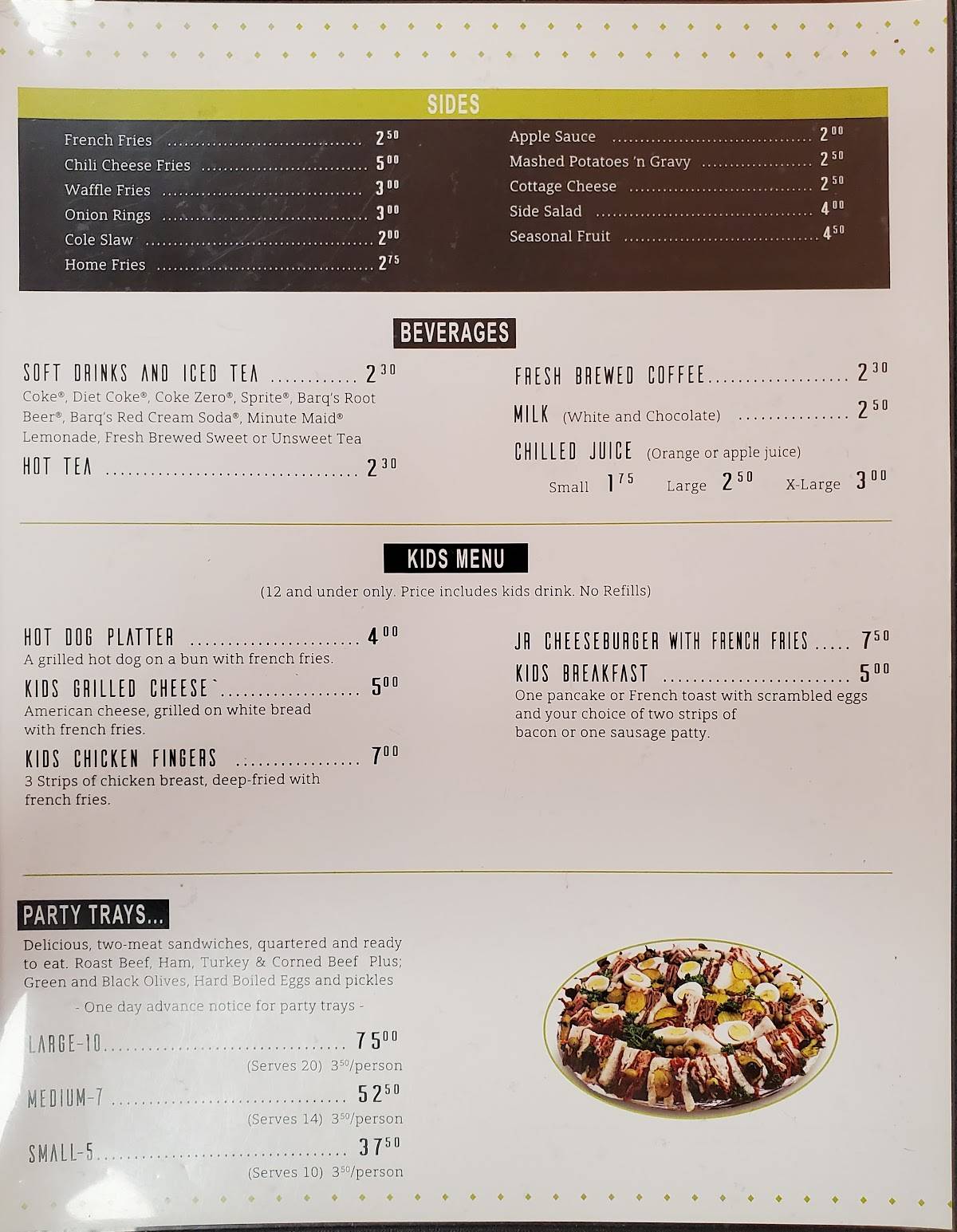 Menu at Red Squirrel Harrison restaurant, Harrison