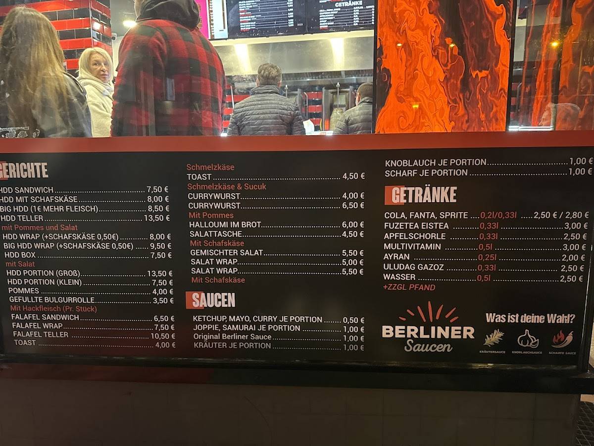 Menu at Haus des Döners Pforzheim restaurant, Pforzheim