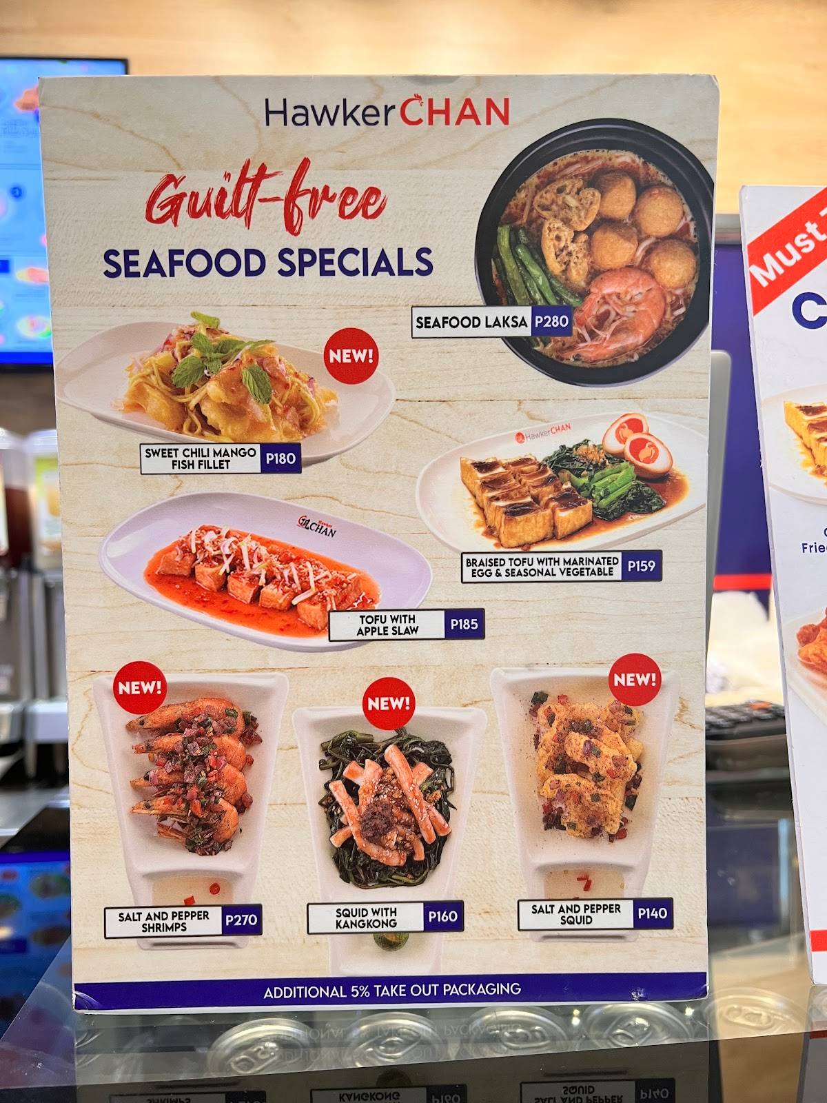 Menu at Hawker Chan Ayala Malls Manila Bay restaurant, Parañaque, G/F ...