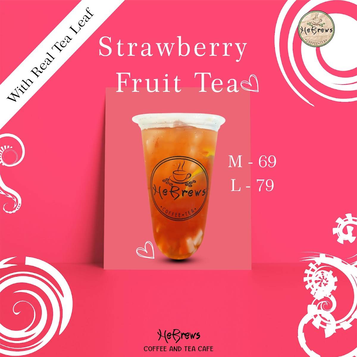 Carta de HeBrews Coffee and Tea Cafe, Taguig