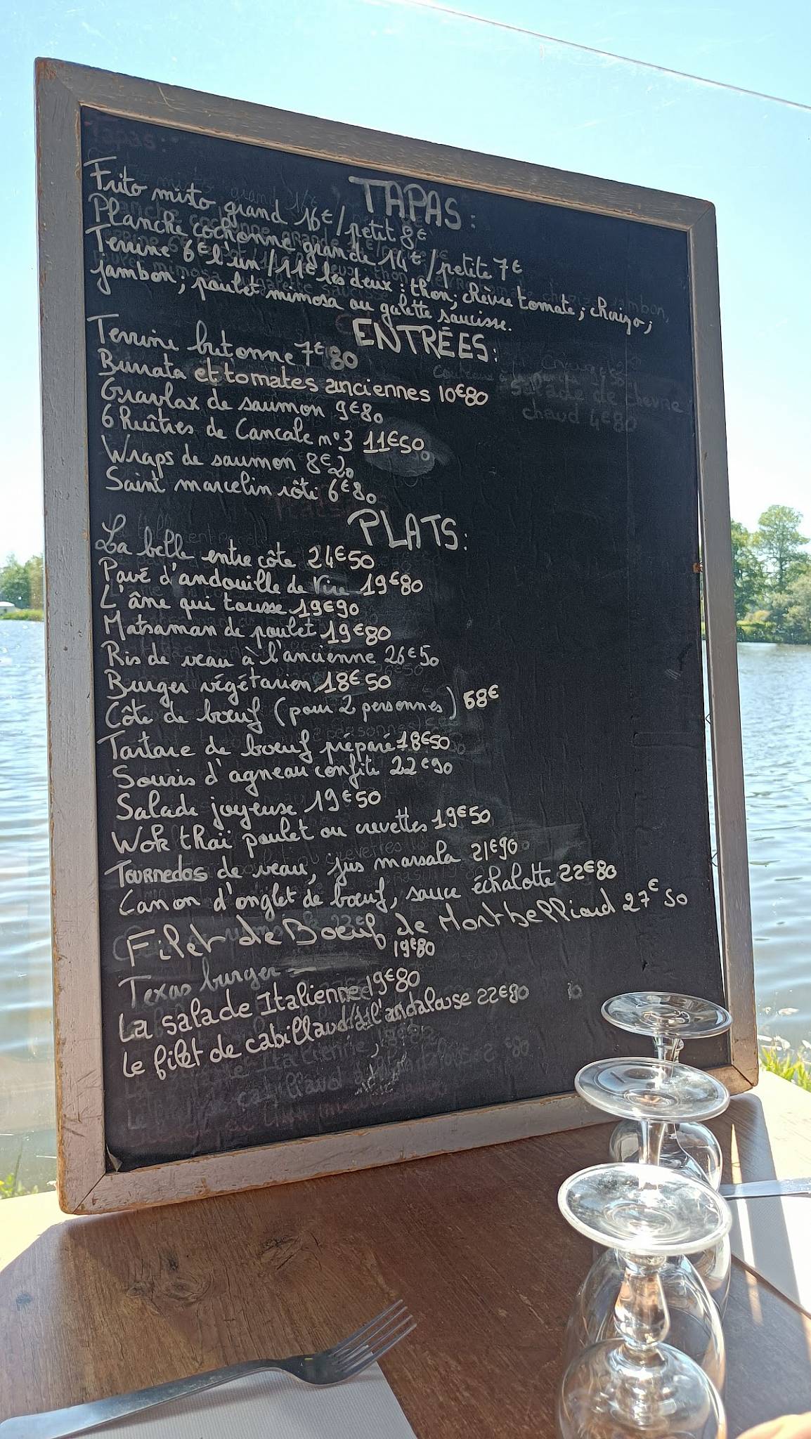 Menu au Le Col Vert restaurant, Hédé-Bazouges