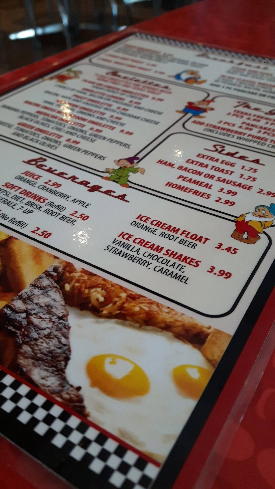 Menu at Hi-Ho Diner restaurant, Windsor, Howard Ave