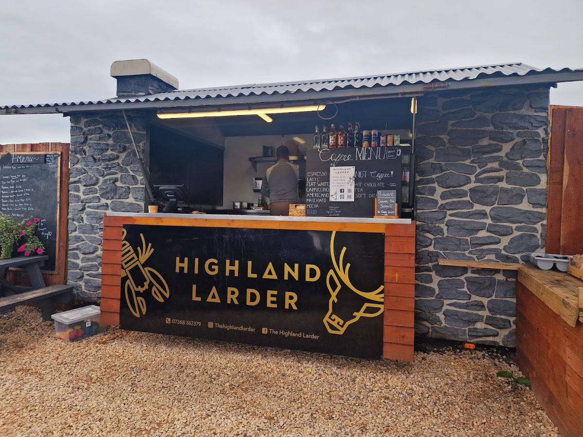Menu at Highland Larder restaurant, Dornoch