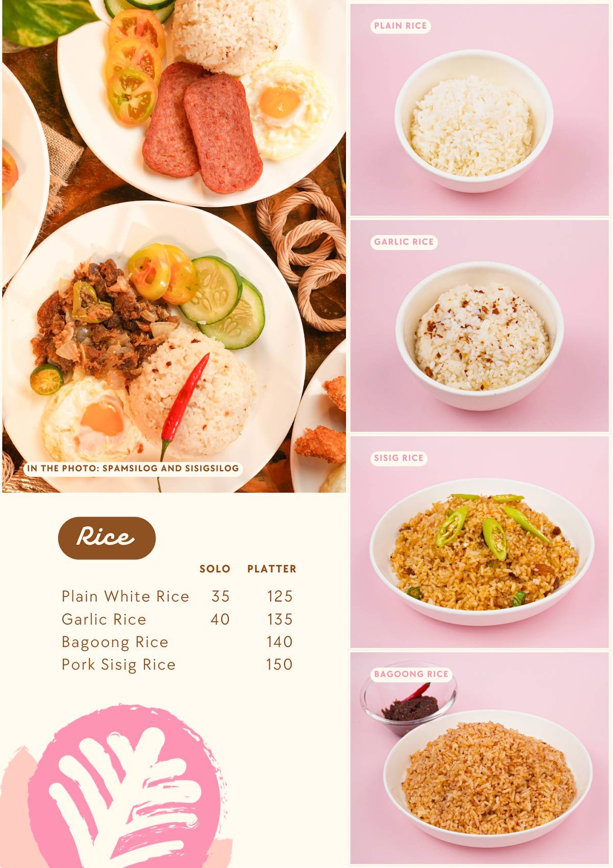 Menu at Hiraya Restaurant, Binangonan