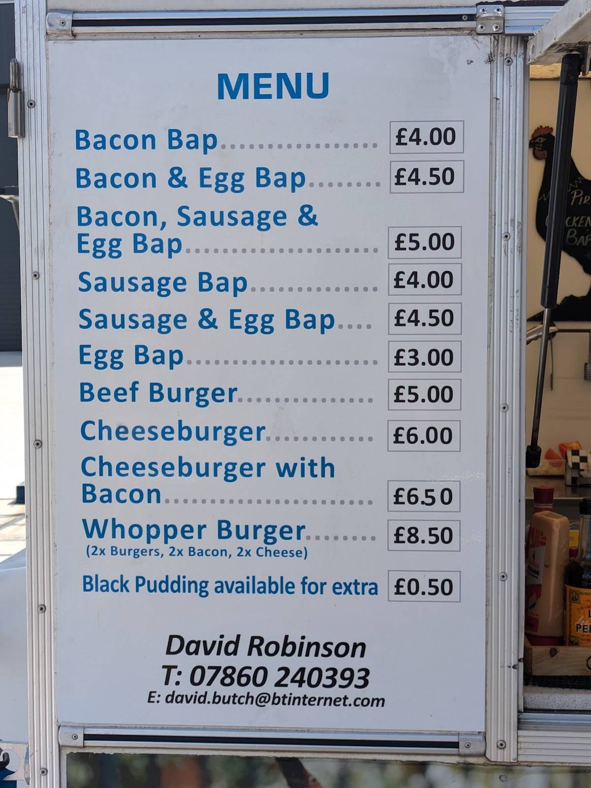 Carta del restaurante Hog Roast Kitchen, Cambridge
