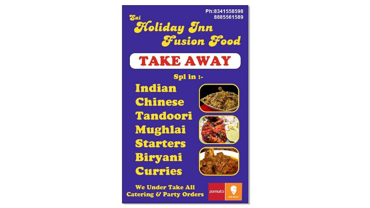 Menu at Holiday Inn Fusion Food, Hyderabad