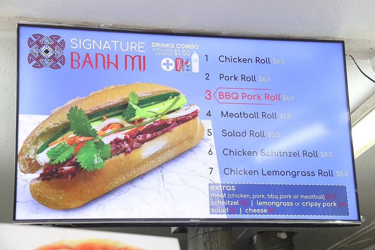 Menu at Hong Ha Bakery Mascot, Mascot