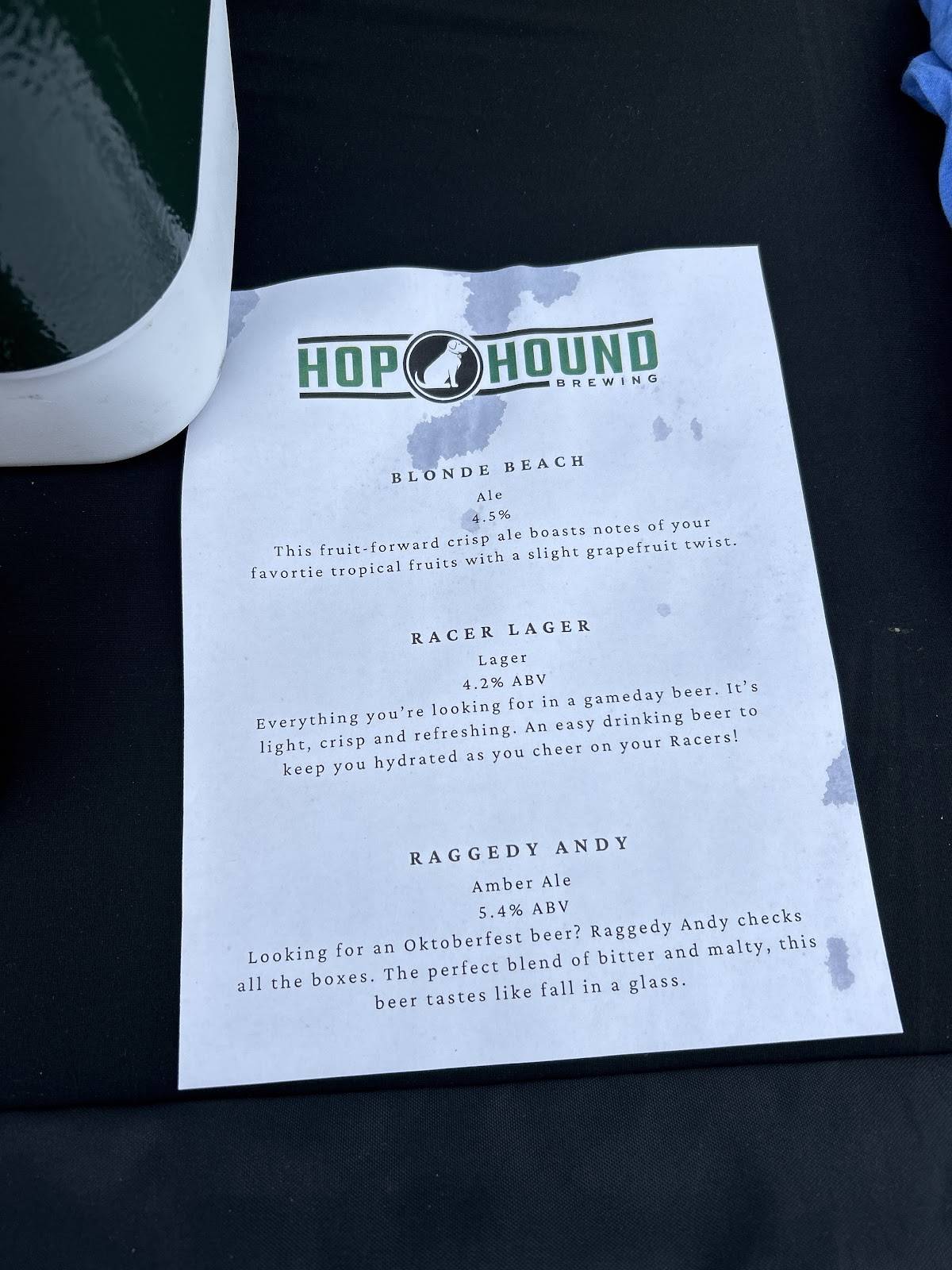 Menu at Hop Hound Brew Pub, Murray, 912 S 12th St