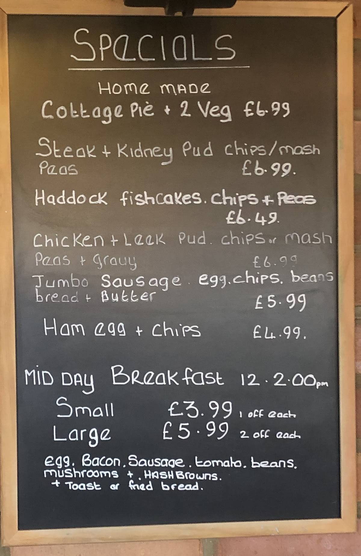 Menu at Hop Inn pub & bar, Southampton