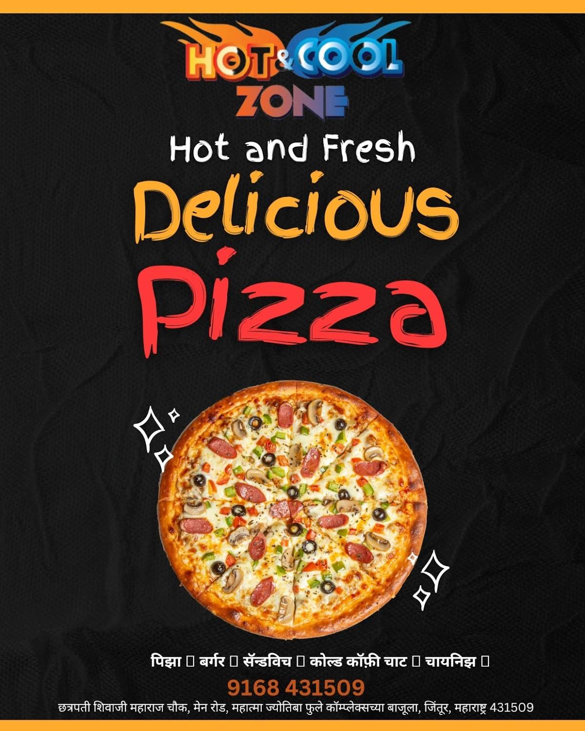 Menu at Hot & Cool Zone, Jintur