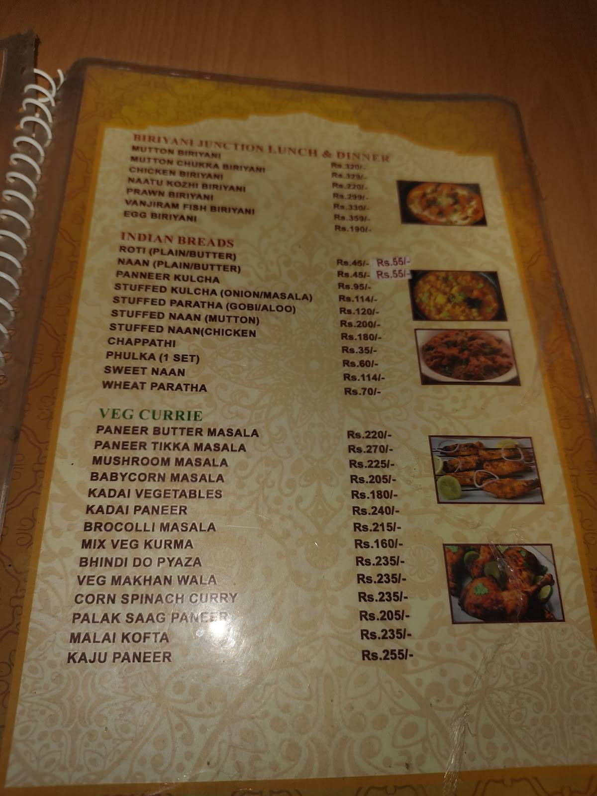 Menu at Hotel Grand Karaikudi, Kelambakkam, 5