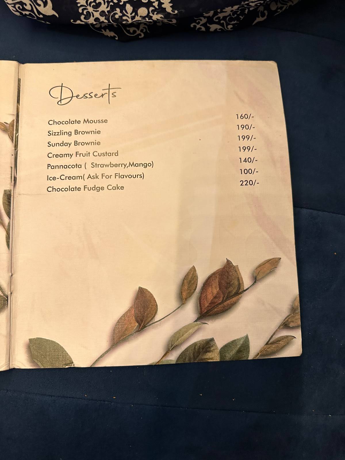 Menu at House Of Veg, Pune