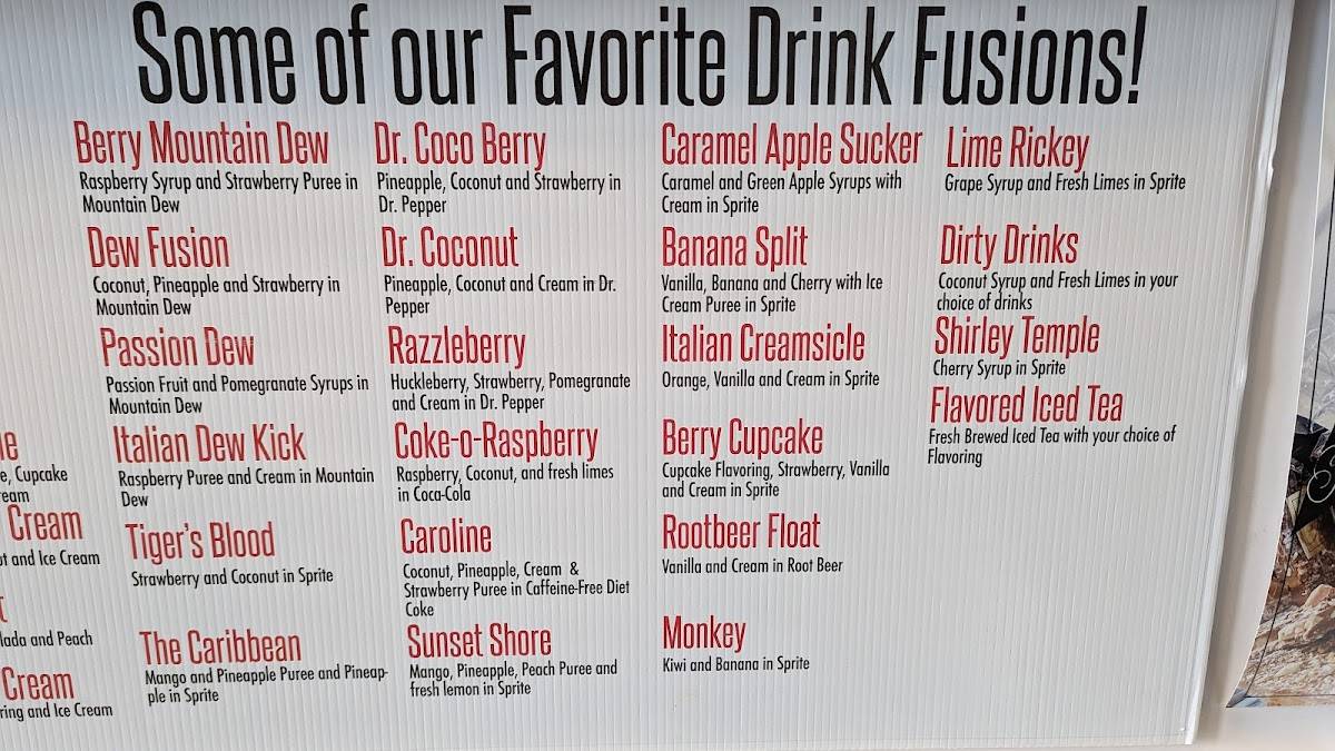 Menu at Hugs by Hug-Hes cafe, Layton