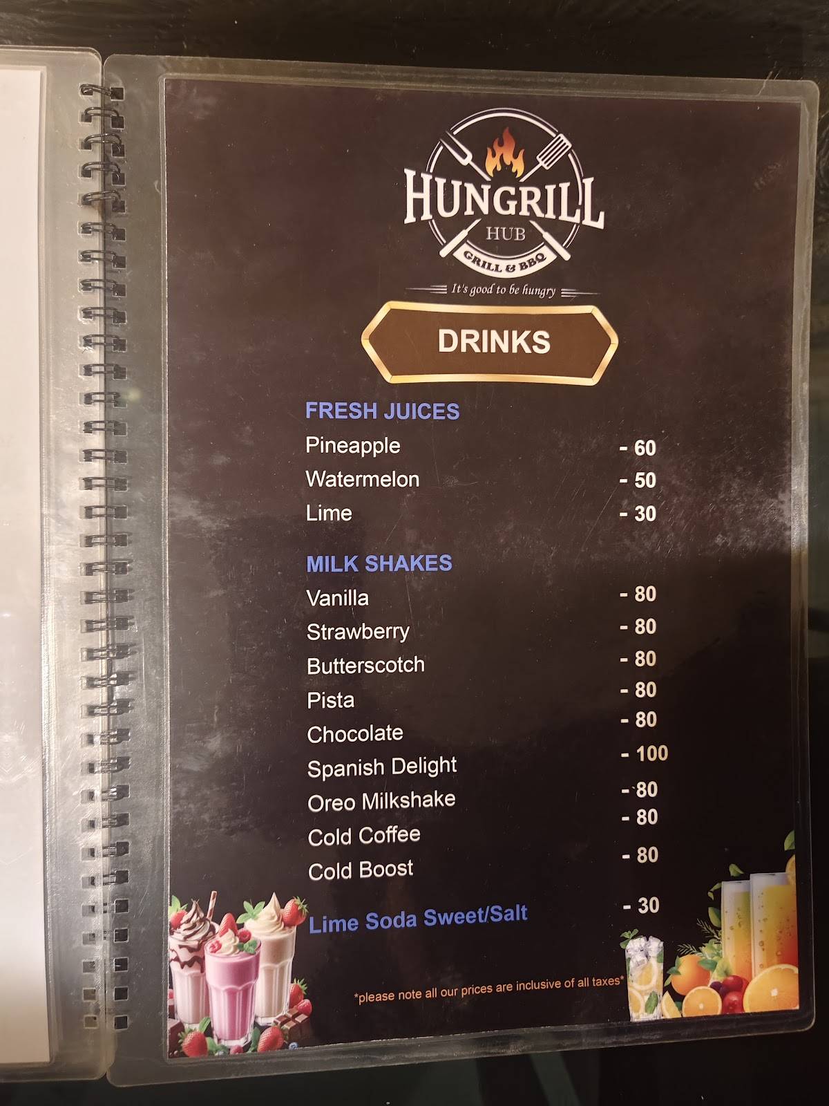 Menu at Hungrill Hub - GRILL and BBQ, Irinjalakuda, Railway Station Rd