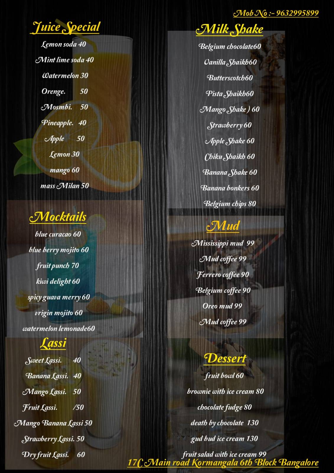 Menu at INDIAN PASTA, Bengaluru