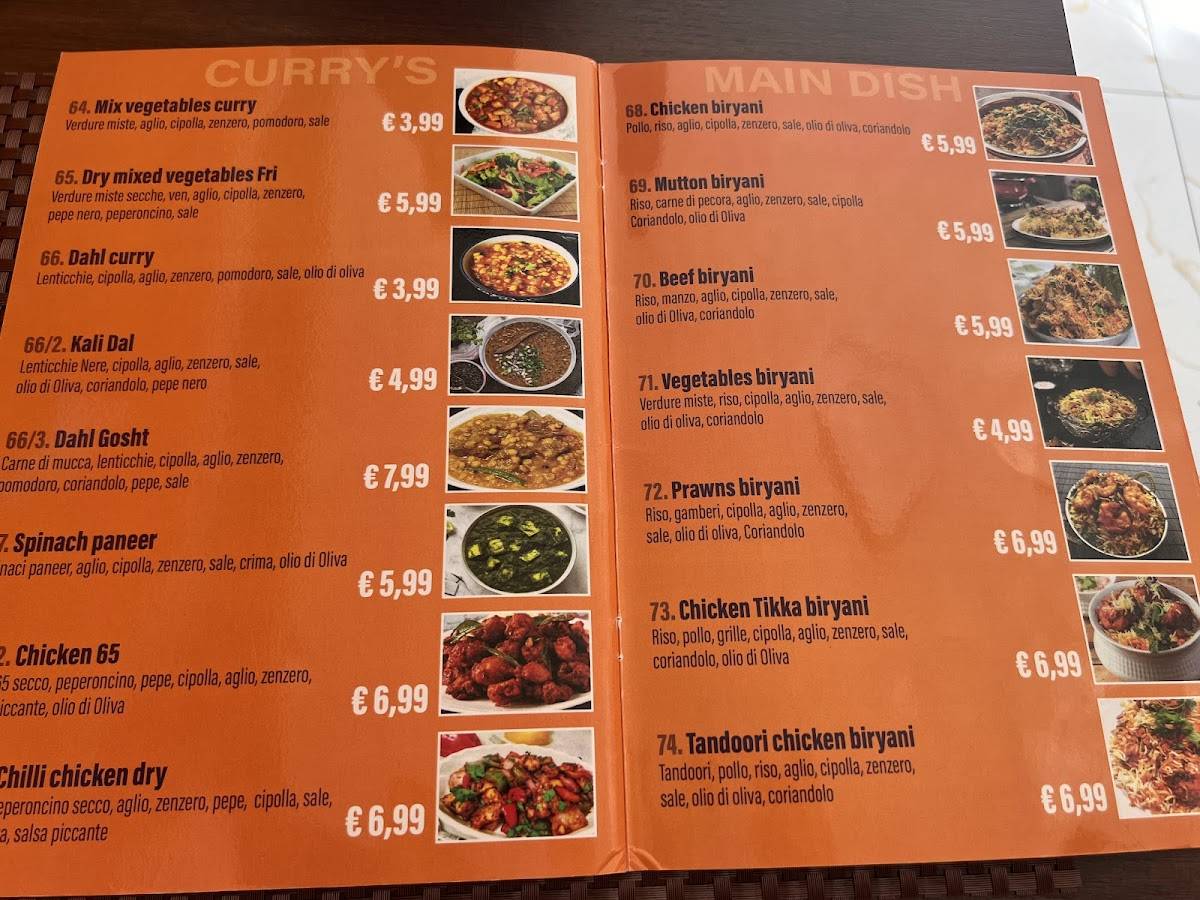 Menu at Indian Food Capital restaurant, Salerno