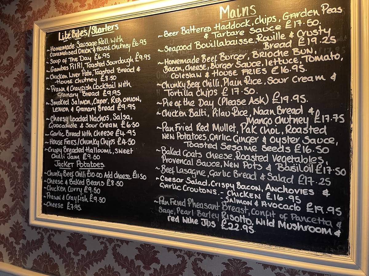 Menu at The Viper Mill Green pub & bar, Ingatestone