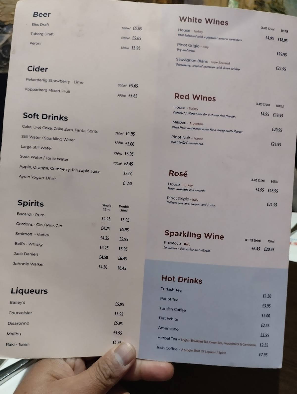 Menu at Istanbul Meze Grill restaurant, Ruislip, 89 Victoria Rd