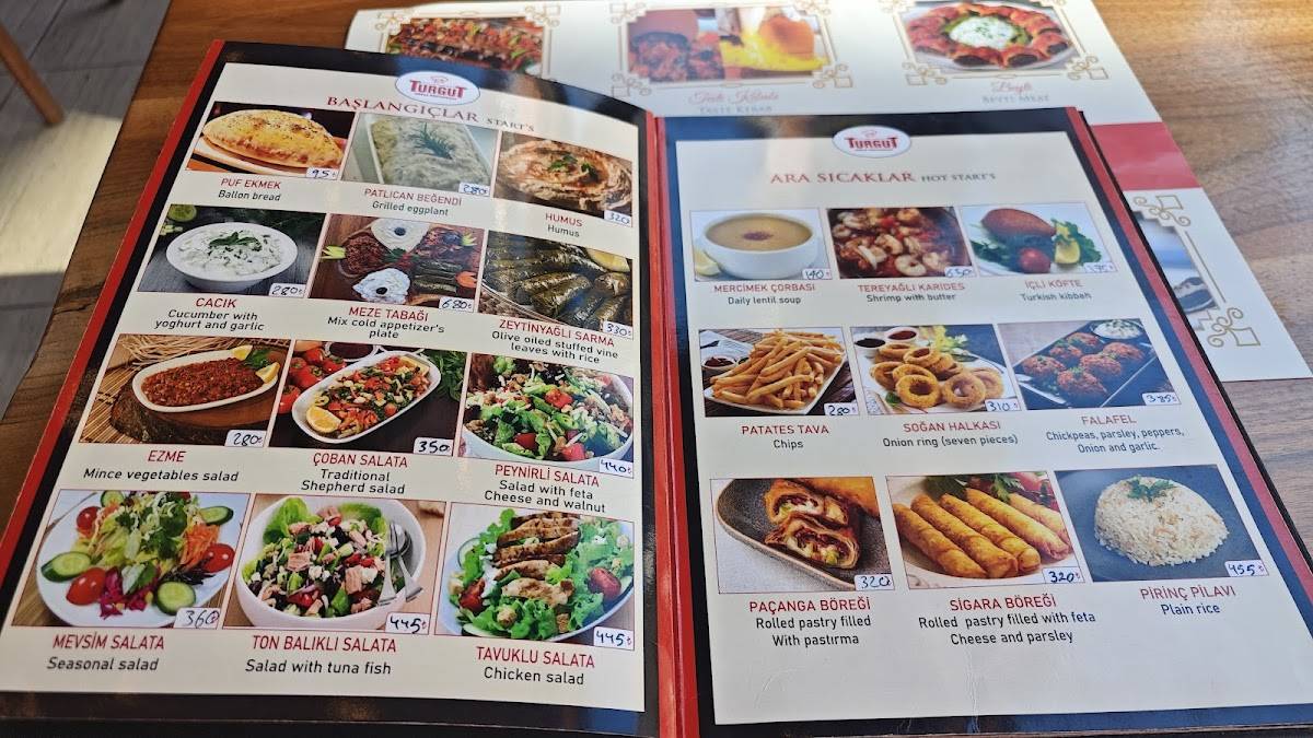 Speisekarte von Turgut Kebab Restaurant -Sultanahmet-, Istanbul ...