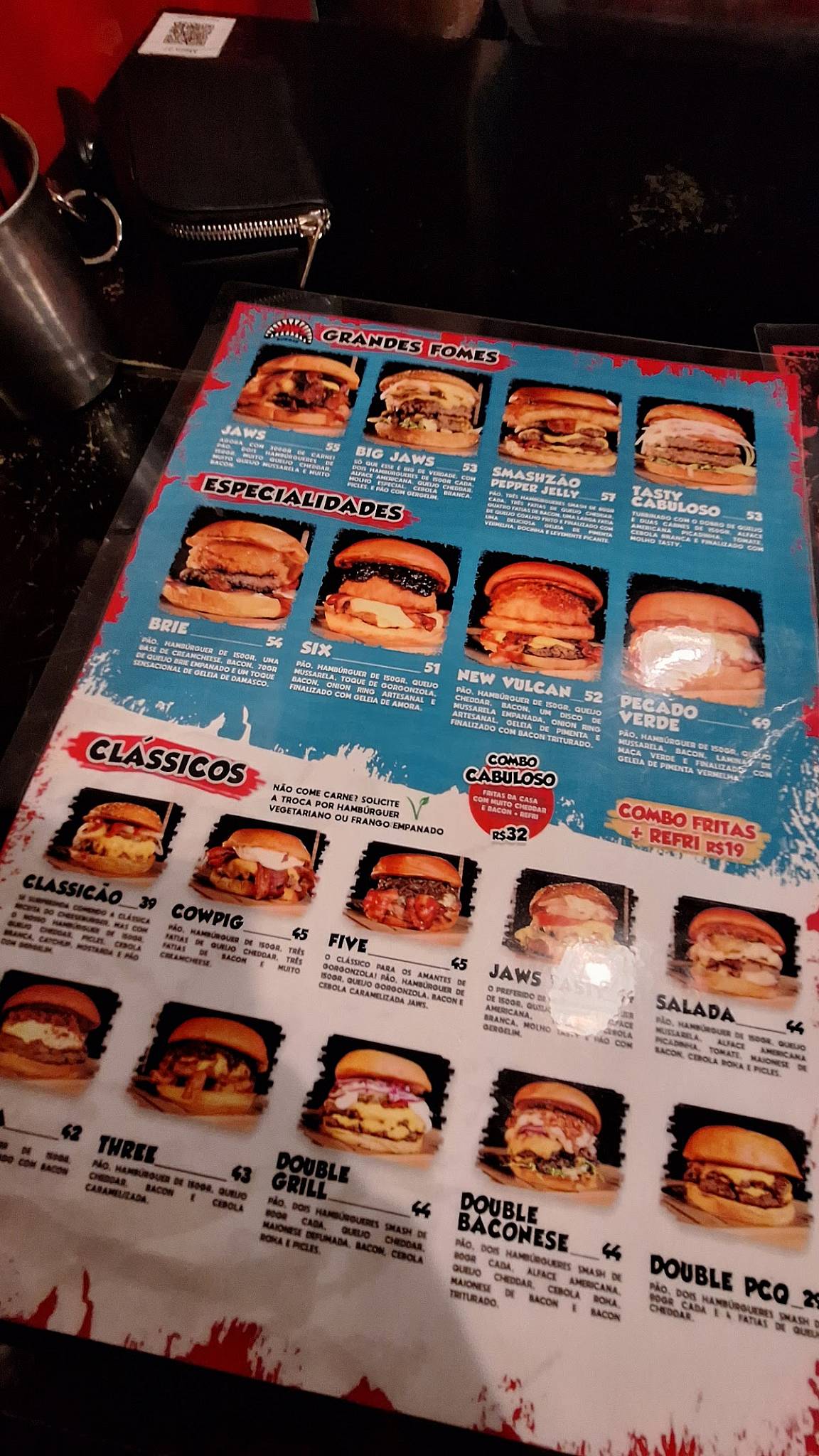 Menu em JAWS Burger Votorantim restaurante, Votorantim, Av. São João
