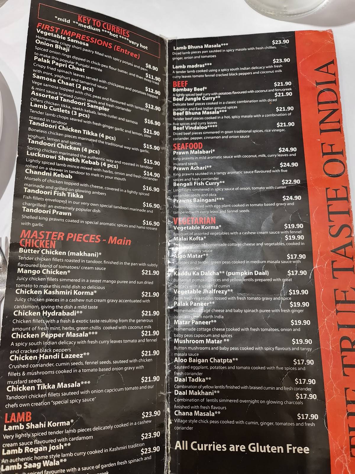 Menu at Jai Ho Indian Turramurra: Experience The Best Restaurants in ...
