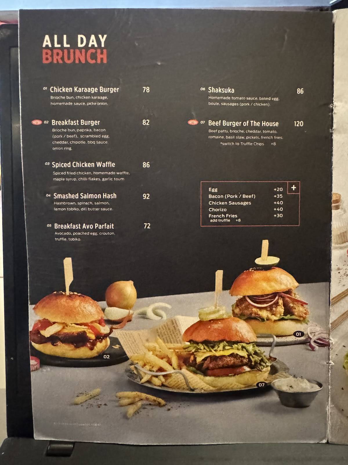 Menu at NITRO COFFEE @Ciranjang cafe, South Jakarta, Jl. Ciranjang No.10 2