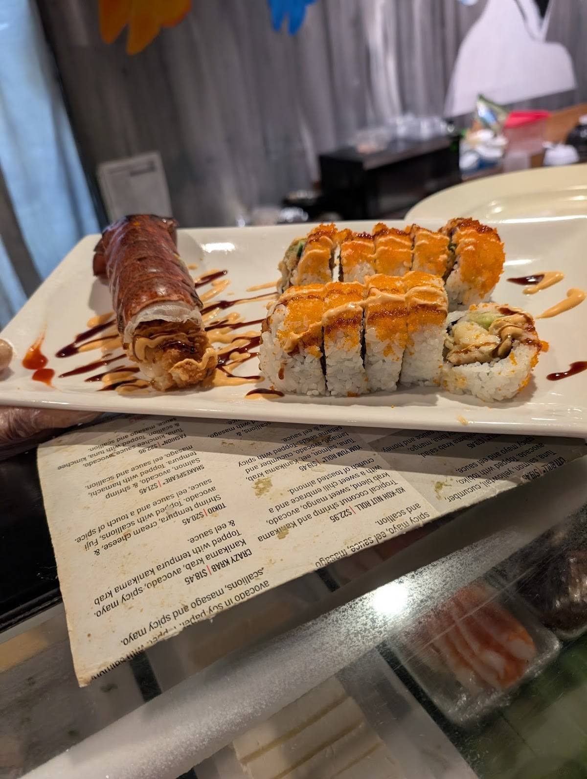 Menu at Japan Inn restaurant, Plantation