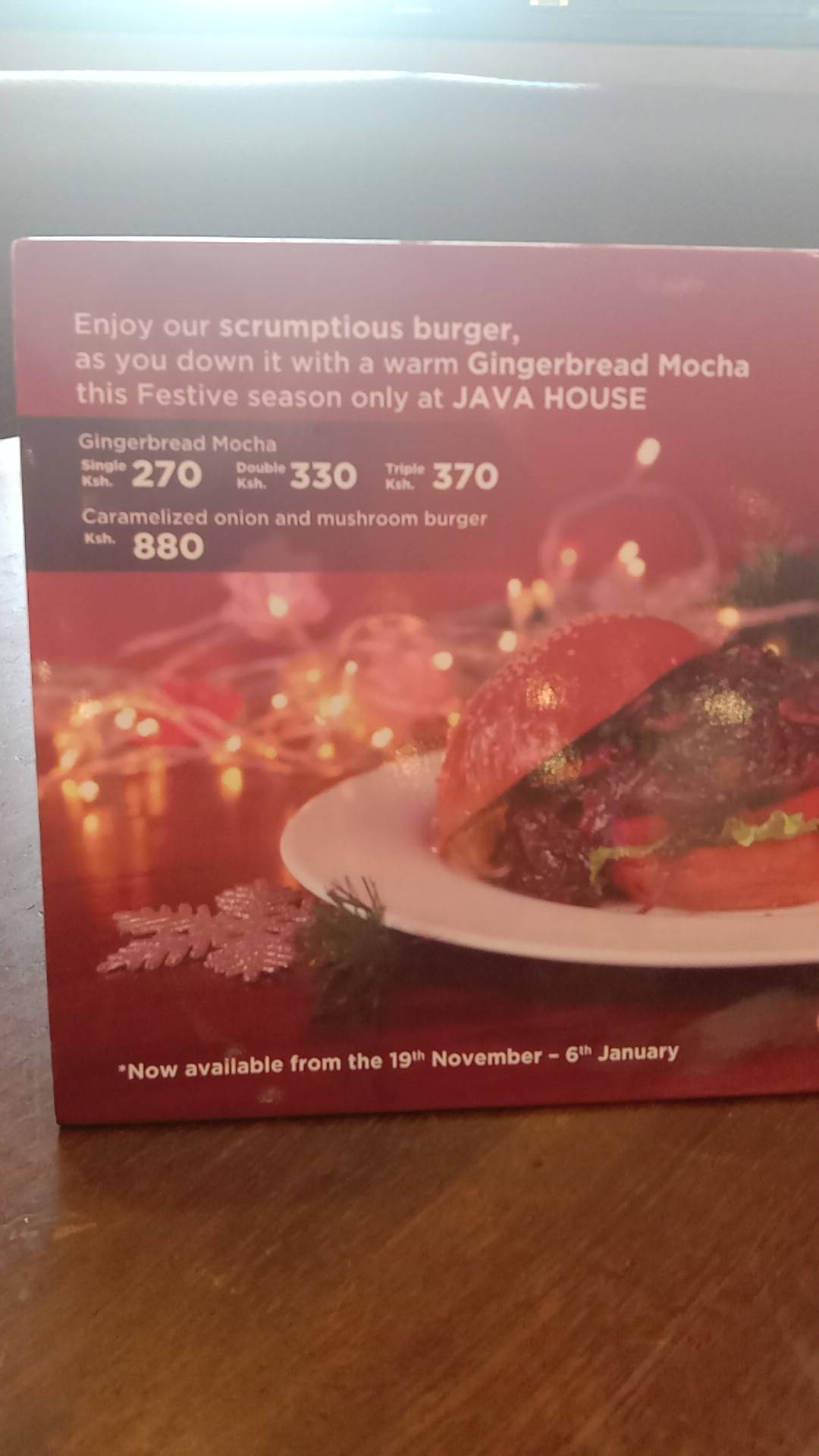 Menu at Java House - Parklands Road restaurant, Nairobi, Shell Petrol ...