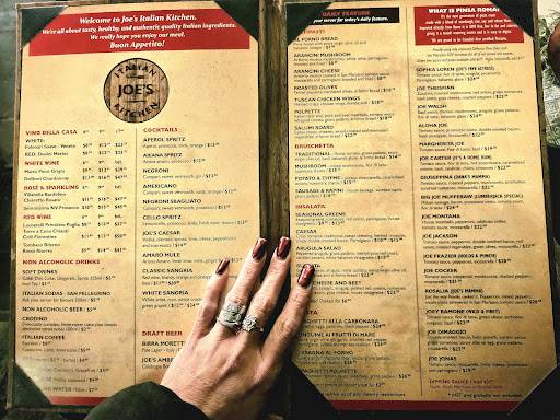 Menu at Joe's Italian Kitchen pub & bar, Ottawa