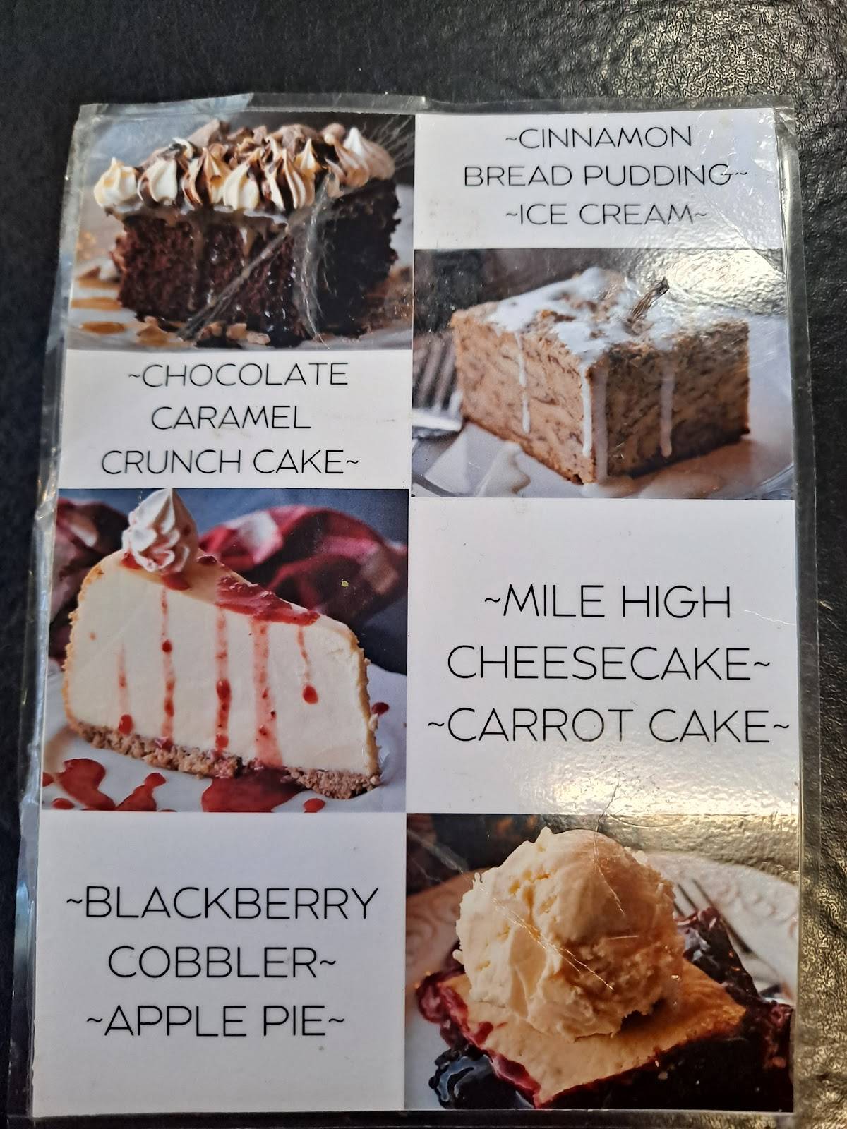 Menu at Junie Moon Cafe, Union, 340 US-50
