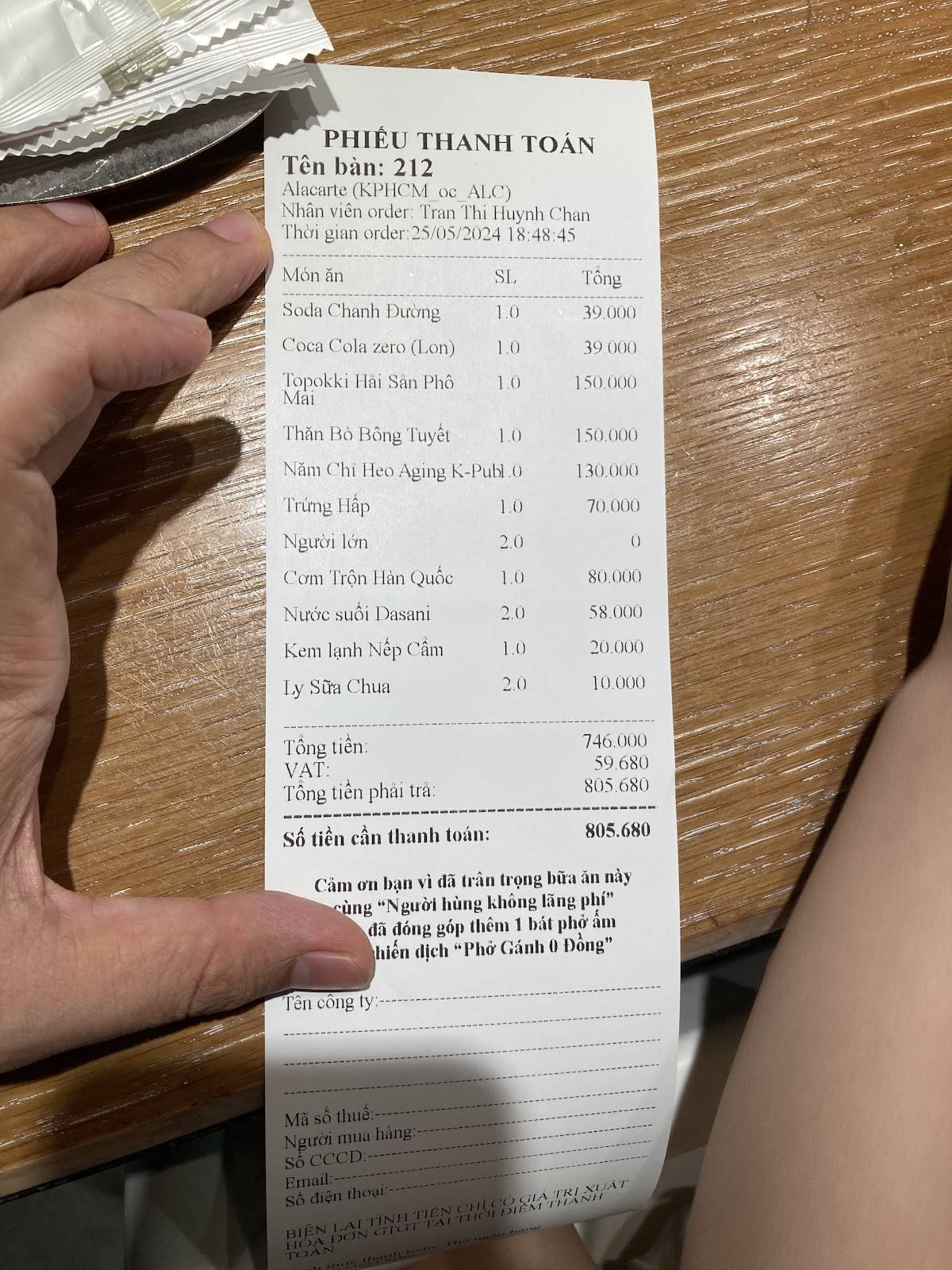 Menu at K-Pub Lotte Mart Phú Thọ, Ho Chi Minh City