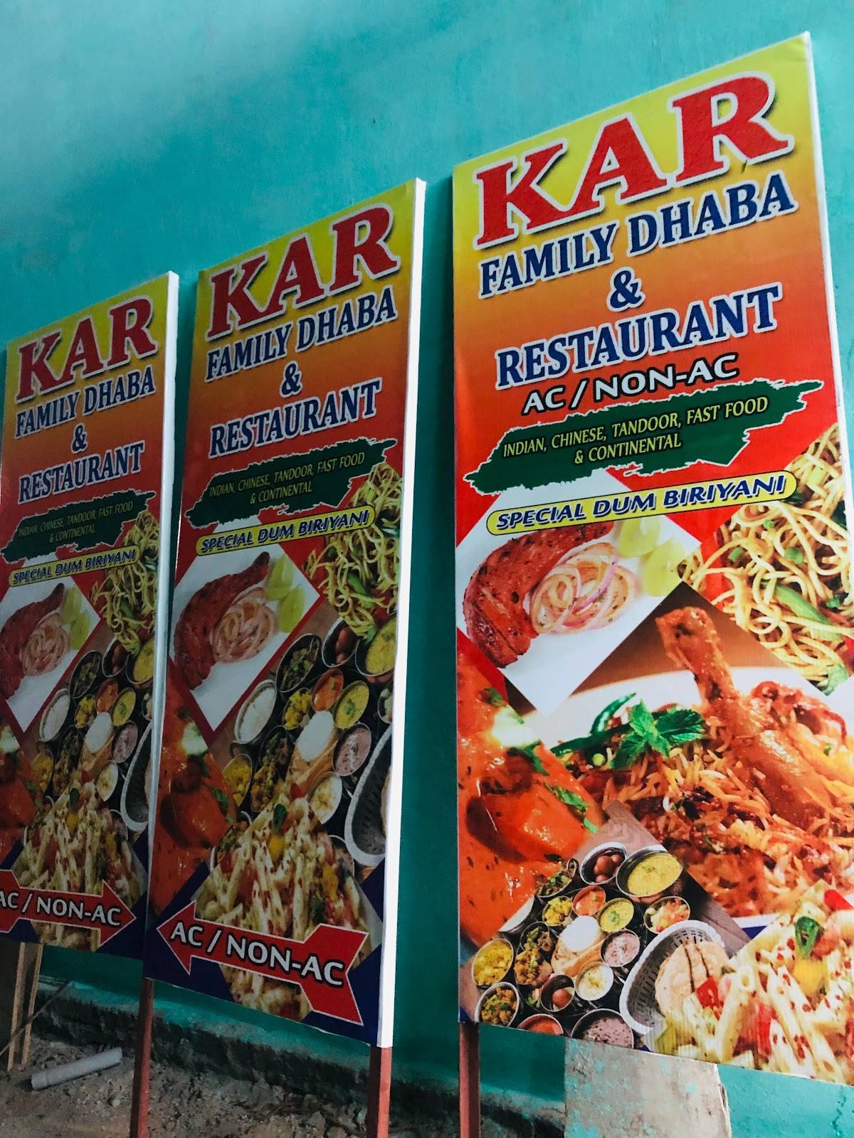 Menu at KAR Family Restaurant & Guest House, India
