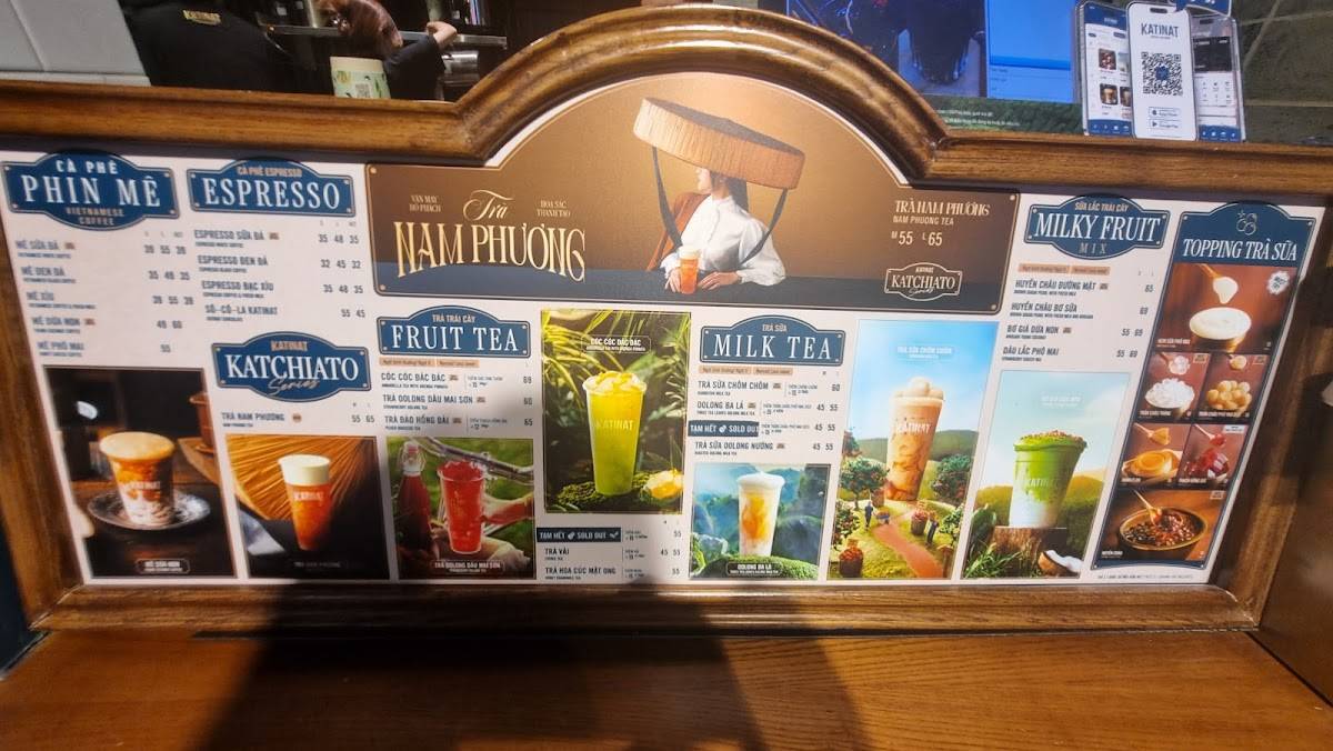 Menu at KATINAT restaurant, Ho Chi Minh City, 787 Đ. Trần Hưng Đạo