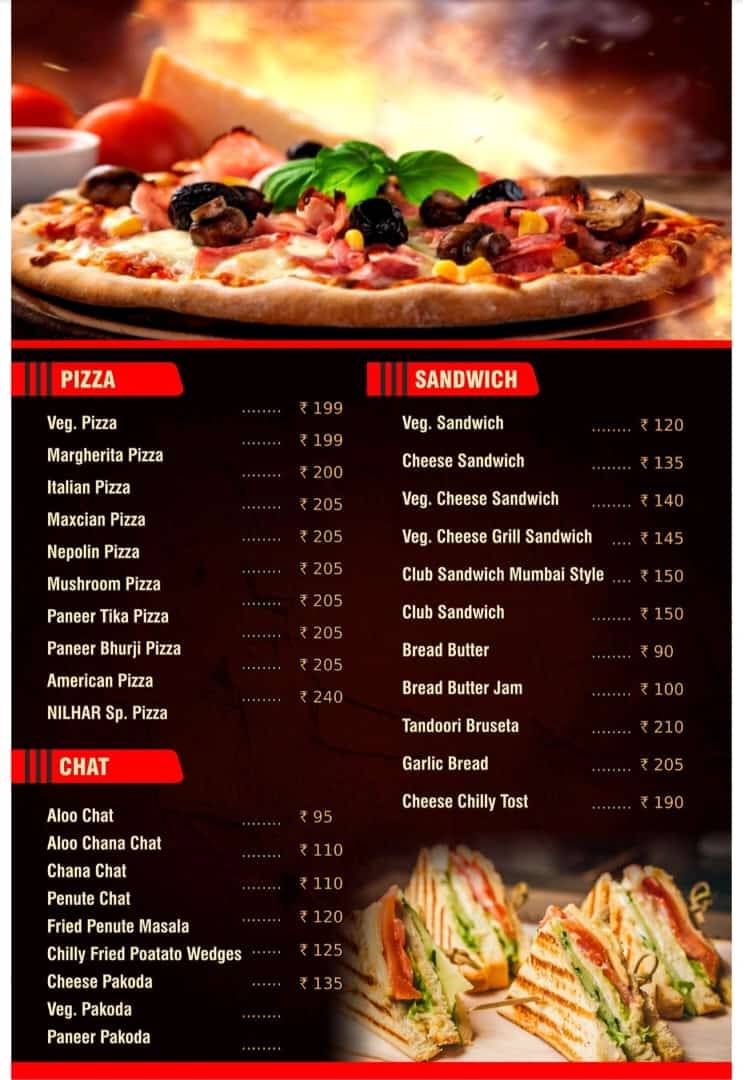 Menu at NILHAR RESTAURANT, Bhuj