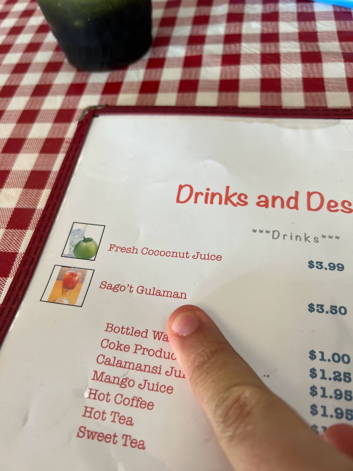 Menu at Kabayan Grill Filipino Restaurant, Kissimmee