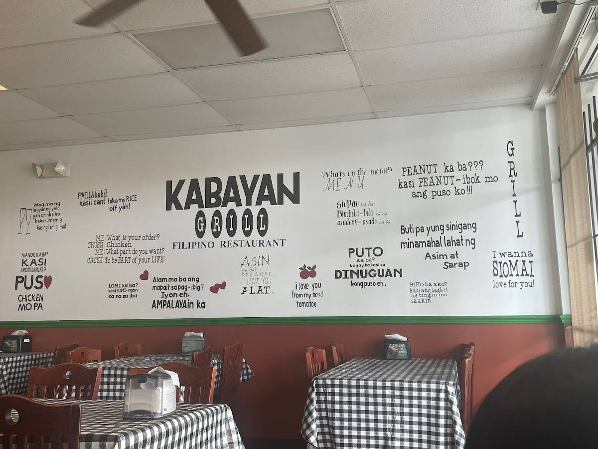 Menu at Kabayan Grill Filipino Restaurant, Kissimmee