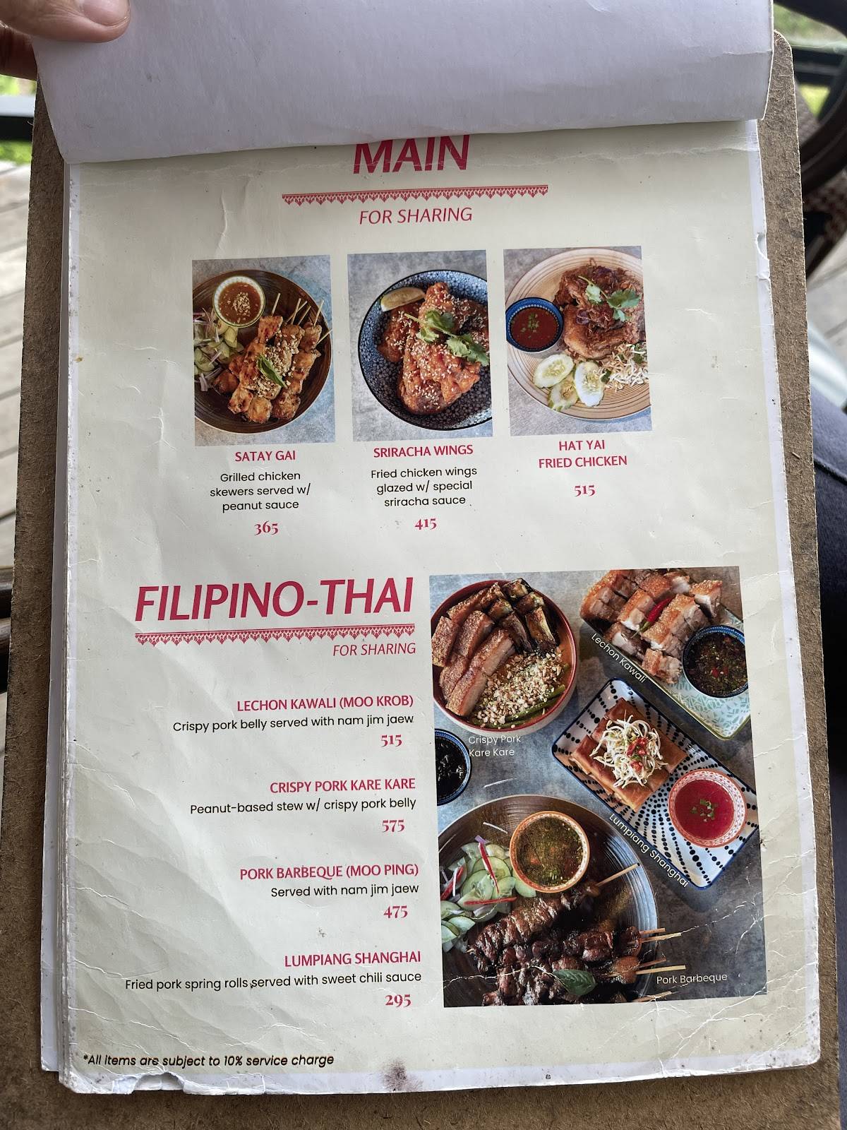 Menu at Kamala Café cafe, Tanay, H9Q3+G57